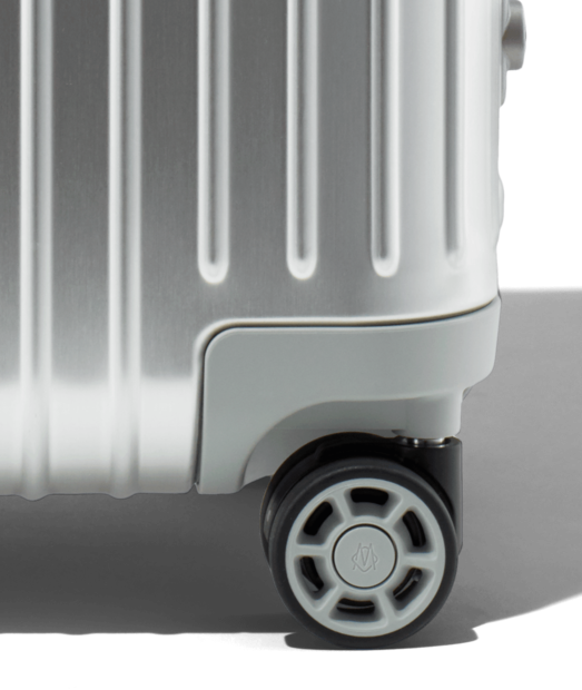 Original Cabin Twist Suitcase in Silver & Brown | RIMOWA